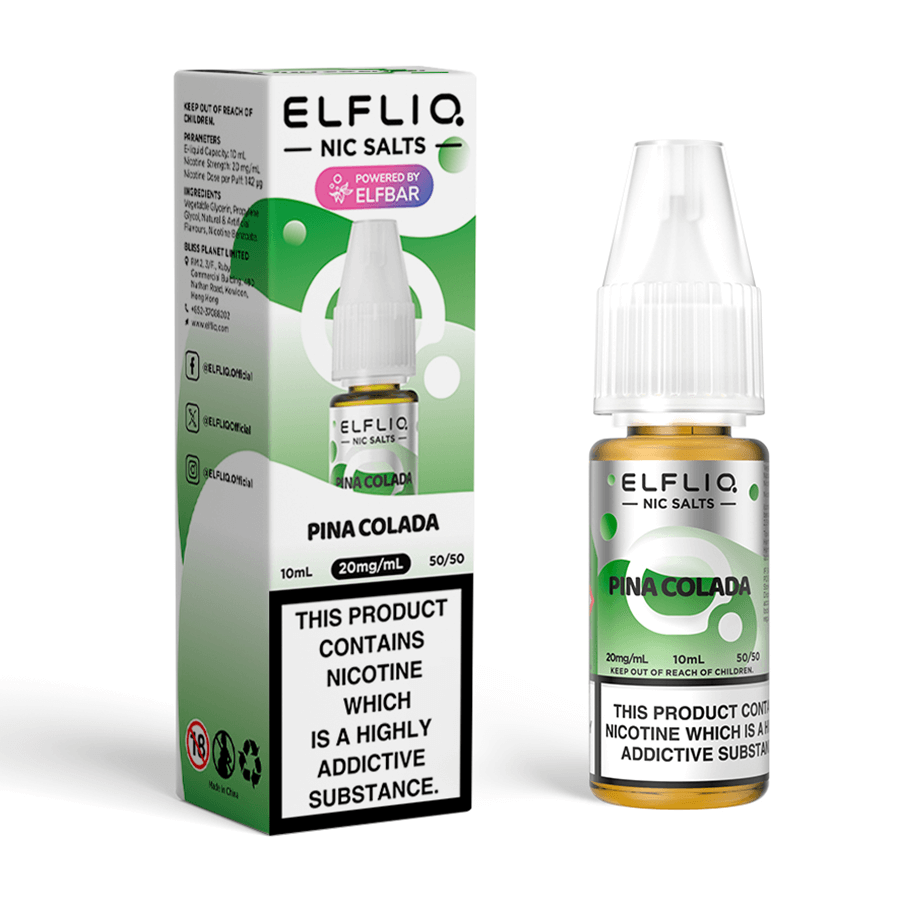 Pina Colada Elfliq Nic Salt E-Liquid | 5 for £10