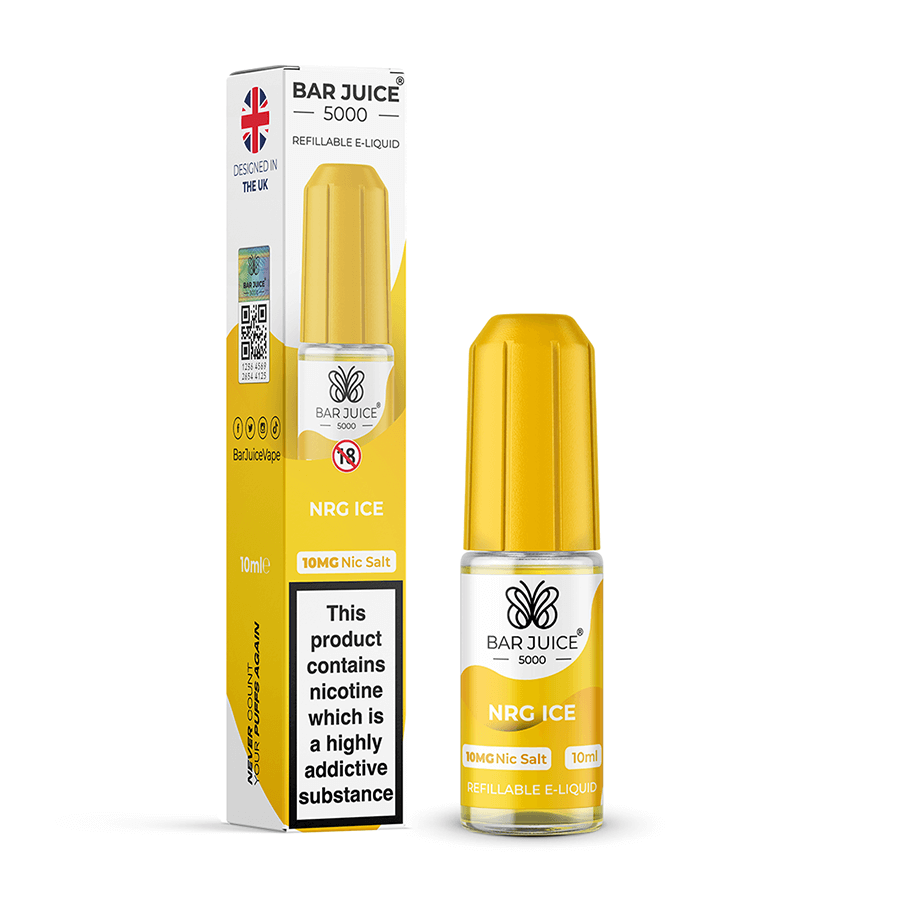 Nrg Ice Nic Salt E-Liquid by Bar Juice 5000 | 5 for £10